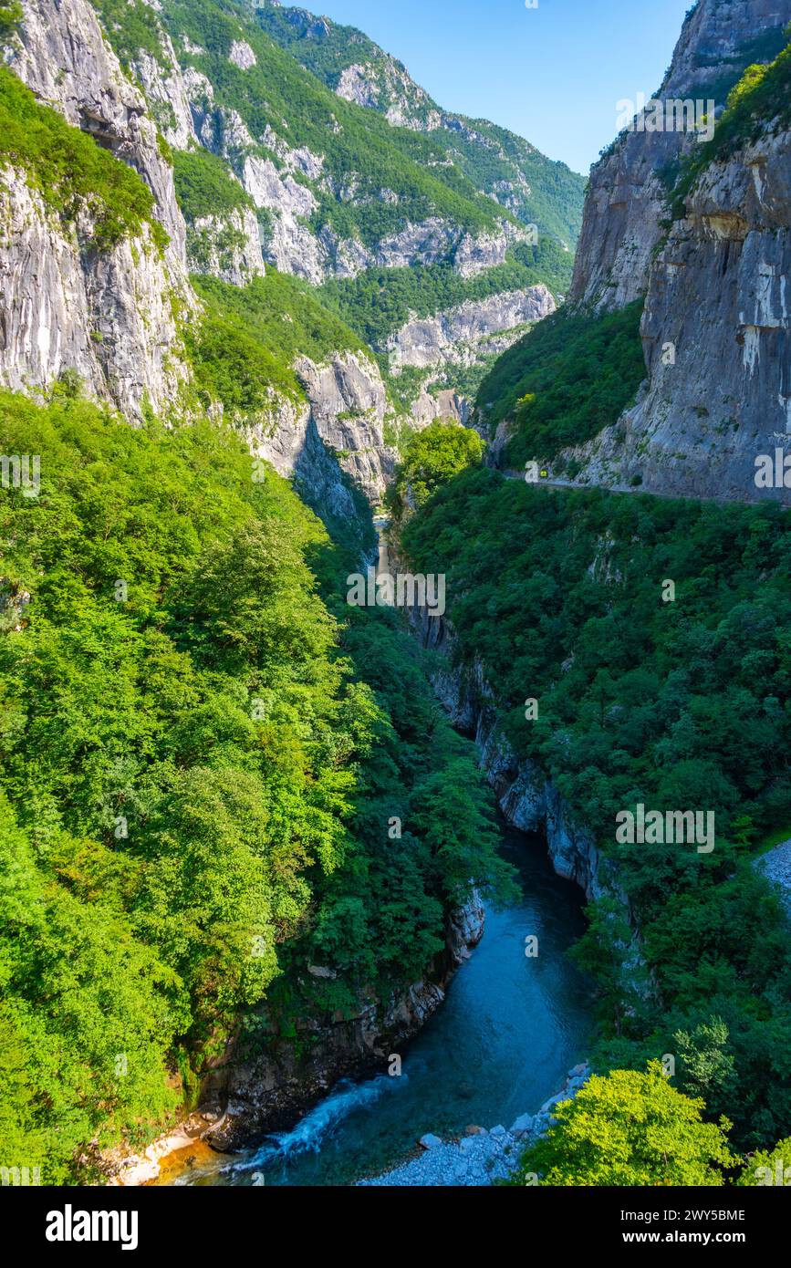Canyon of Moraca river in Montenegro Stock Photo - Alamy