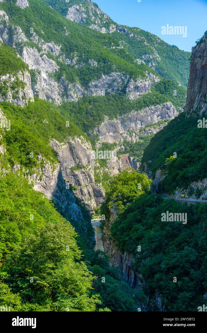 Canyon of Moraca river in Montenegro Stock Photo - Alamy
