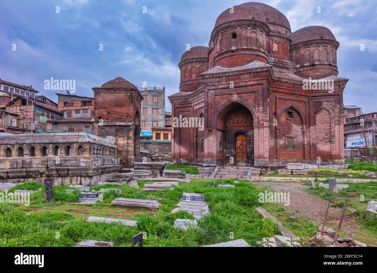 Tomb of the Mother of Akbar of Kashmir, Zain-Ul-Abidin, 1470, Srinagar ...