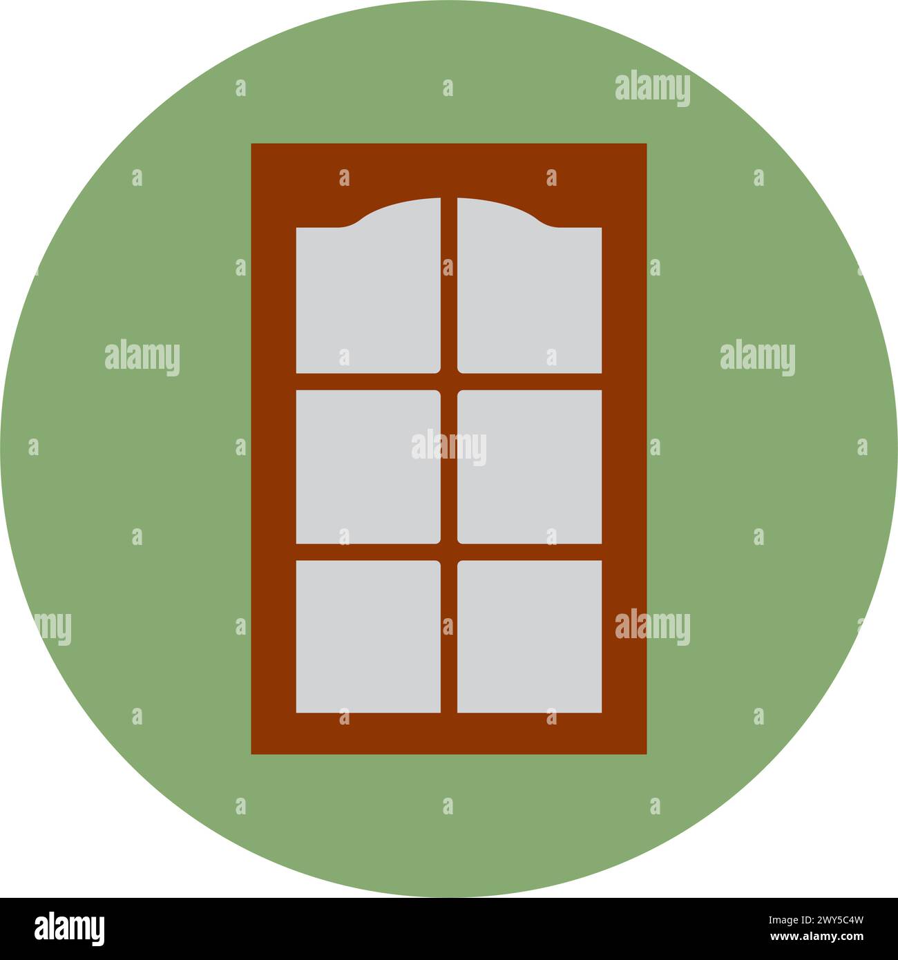 Wooden window icon vector illustration symbol design Stock Vector Image ...