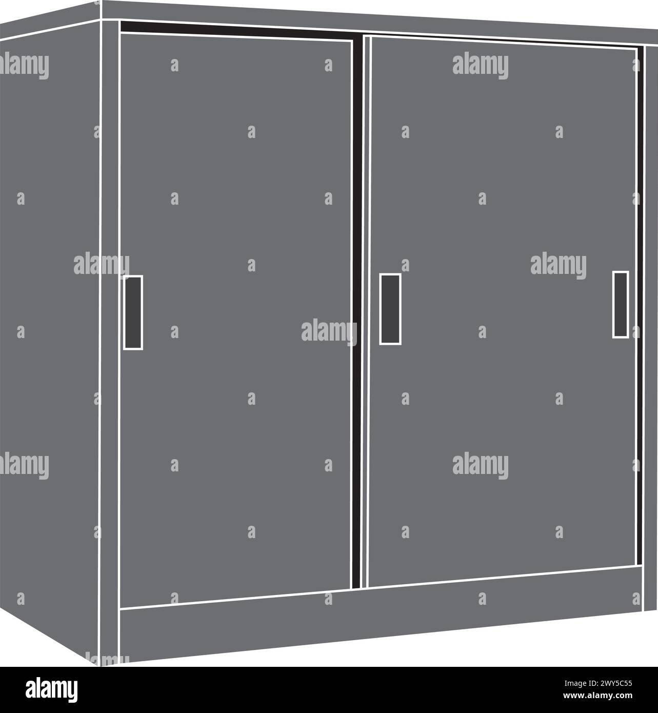Cabinet cupboard icon vector designtemplate Stock Vector Image & Art ...