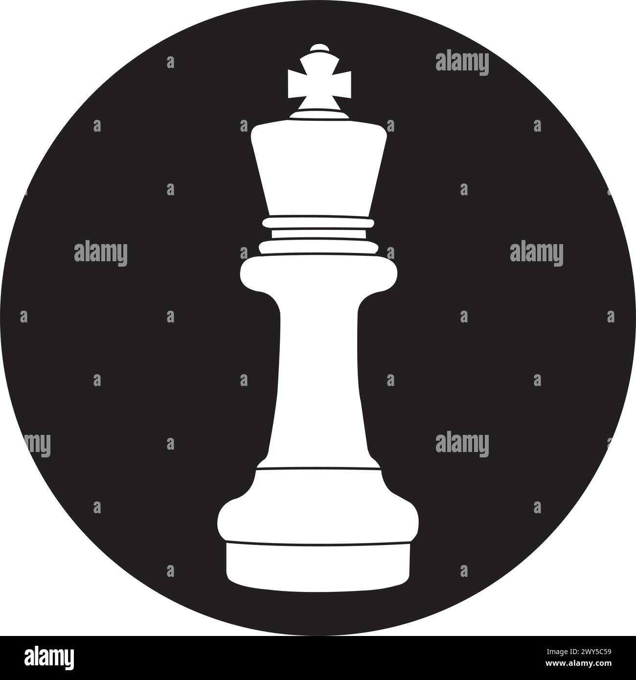 Close up of chess pieces Stock Vector Images - Alamy