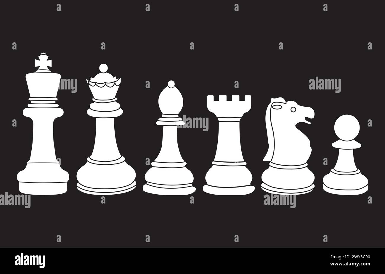 Chess board close up Stock Vector Images - Alamy