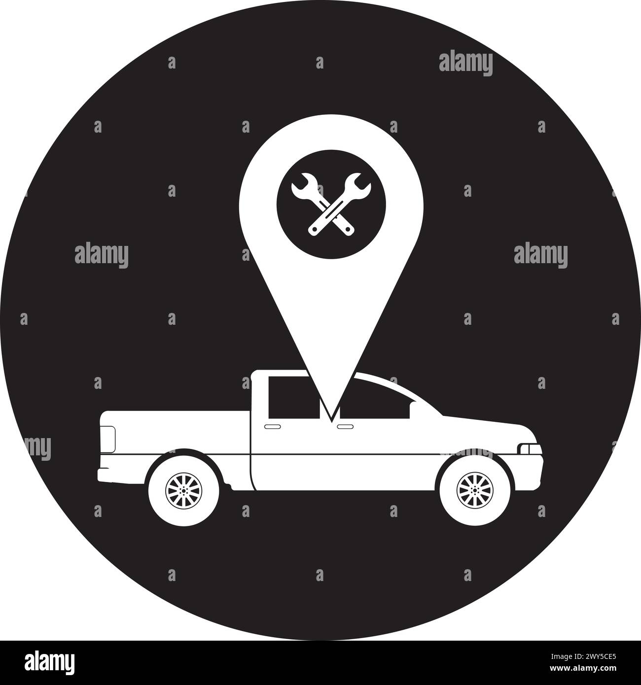 Car repair center icon vector illustration symbol design Stock Vector ...