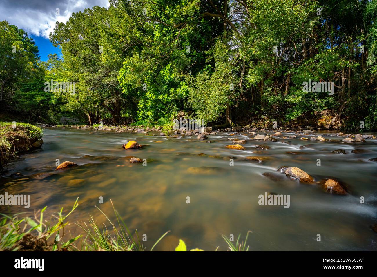 Currumbin Rock Pools in Gold Coast, Queensland, Australia Stock Photo ...
