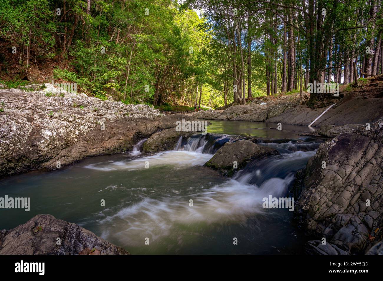 Currumbin Rock Pools in Gold Coast, Queensland, Australia Stock Photo ...