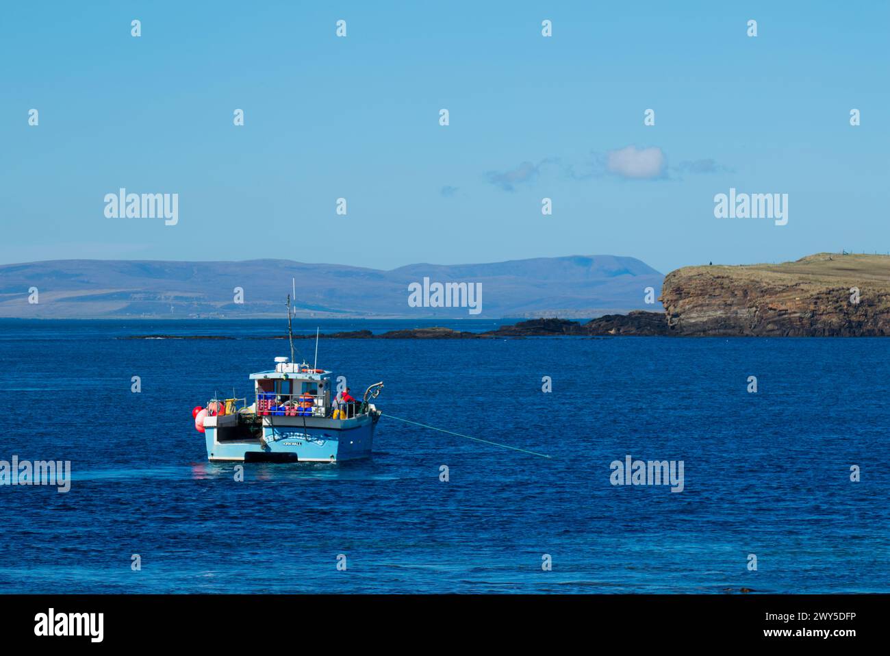 Scottish creel boat hi-res stock photography and images - Alamy