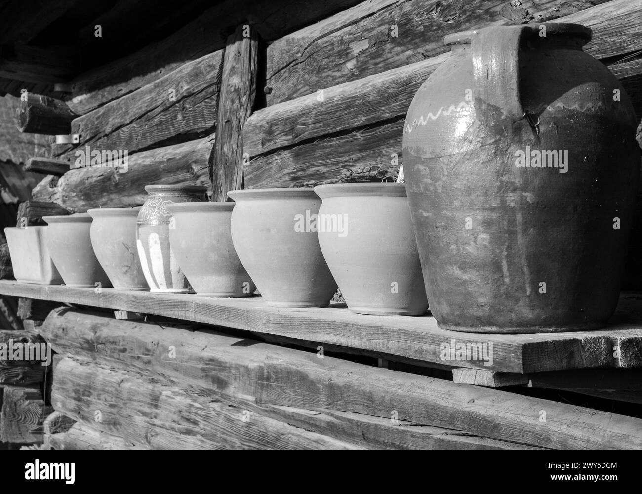 Multiple vases Black and White Stock Photos & Images - Alamy