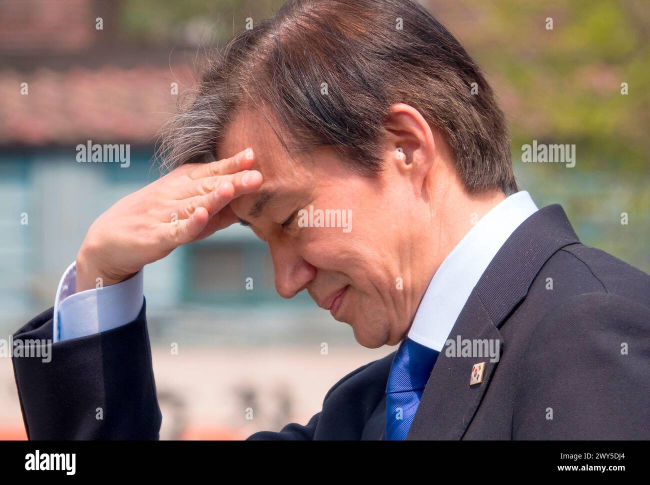 Cho Kuk, April 4, 2024 : Cho Kuk, leader of the Rebuilding Korea Party ...