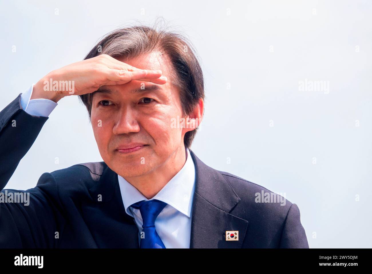 Cho Kuk, April 4, 2024 : Cho Kuk, leader of the Rebuilding Korea Party ...