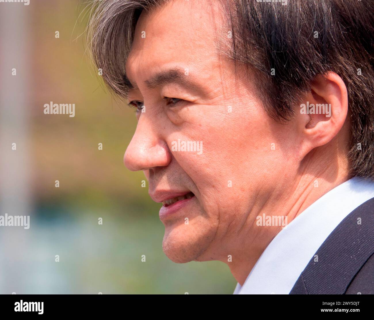 Cho Kuk, April 4, 2024 : Cho Kuk, leader of the Rebuilding Korea Party ...
