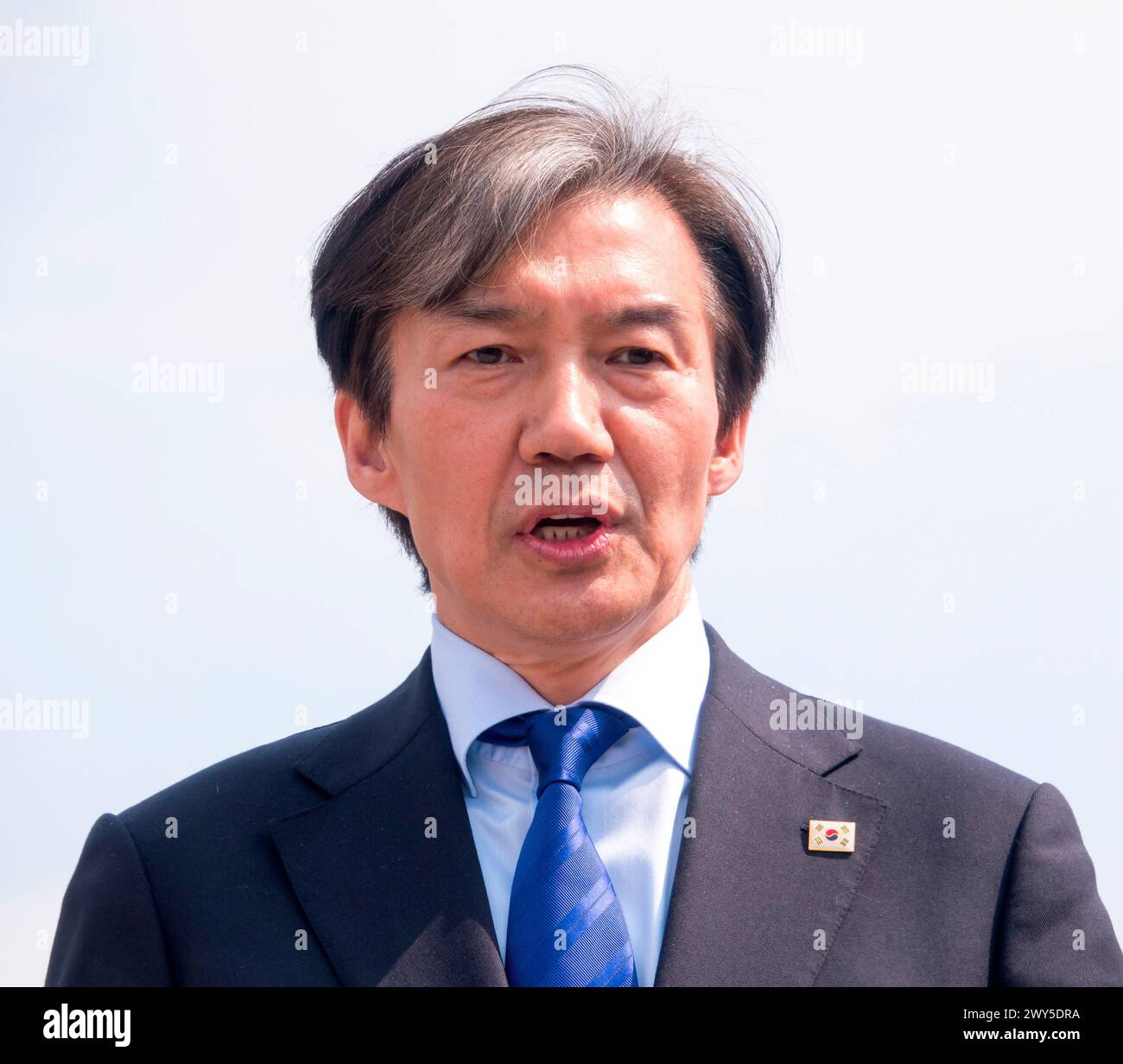 Cho Kuk, April 4, 2024 : Cho Kuk, leader of the Rebuilding Korea Party ...