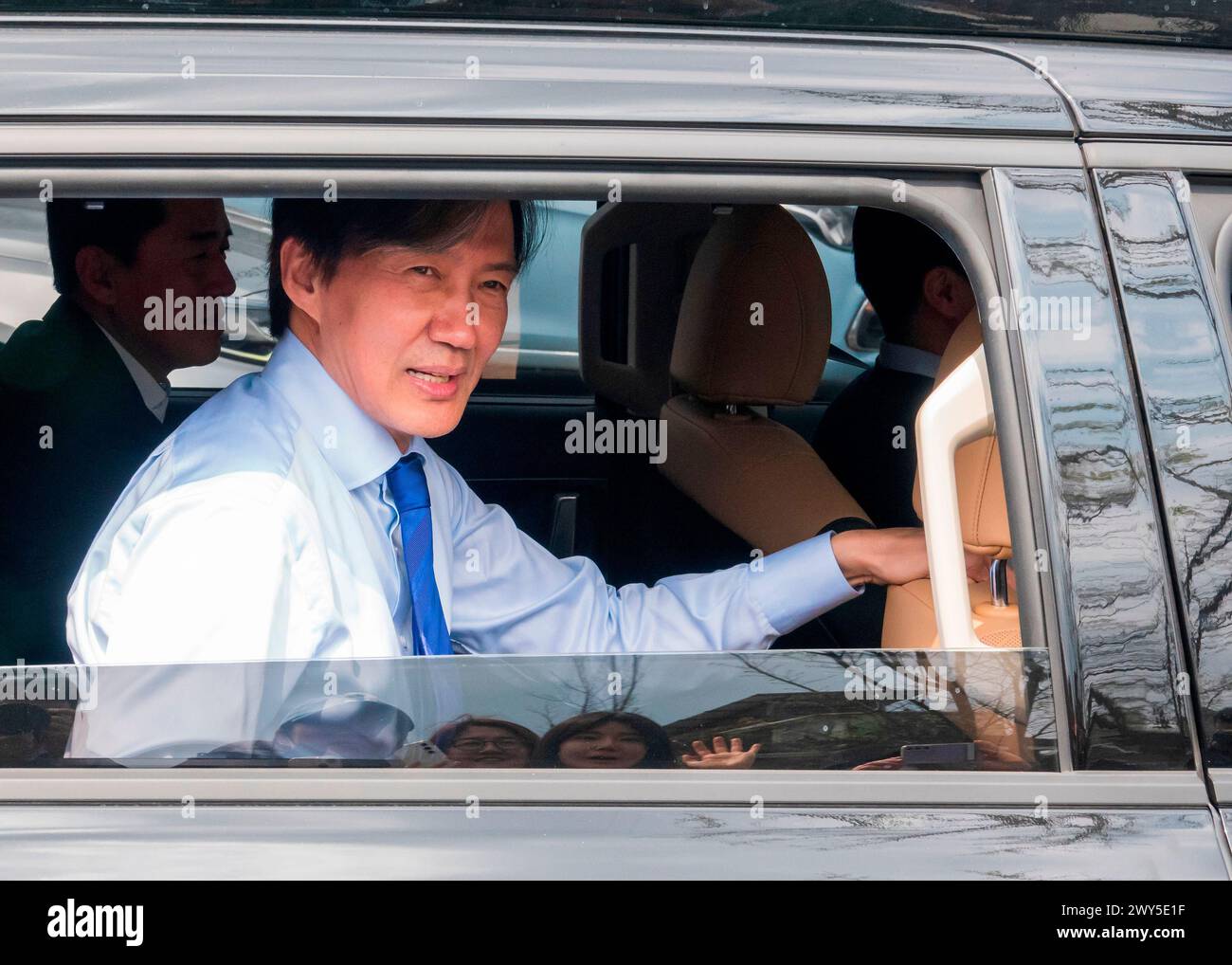 Cho Kuk, April 4, 2024 : Cho Kuk, leader of the Rebuilding Korea Party ...