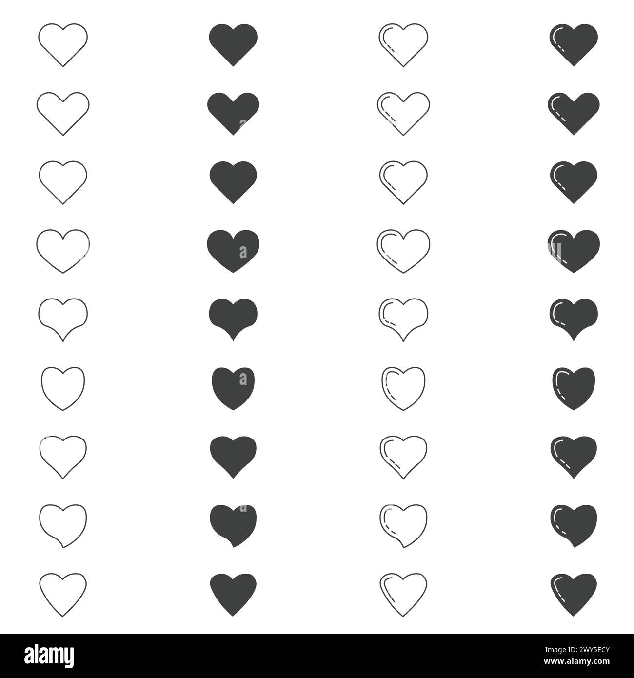 Heart symbol Black and White Stock Photos & Images - Alamy