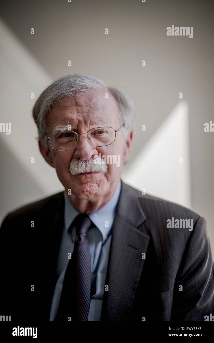 Former US National Security Advisor John Bolton photographed in ...