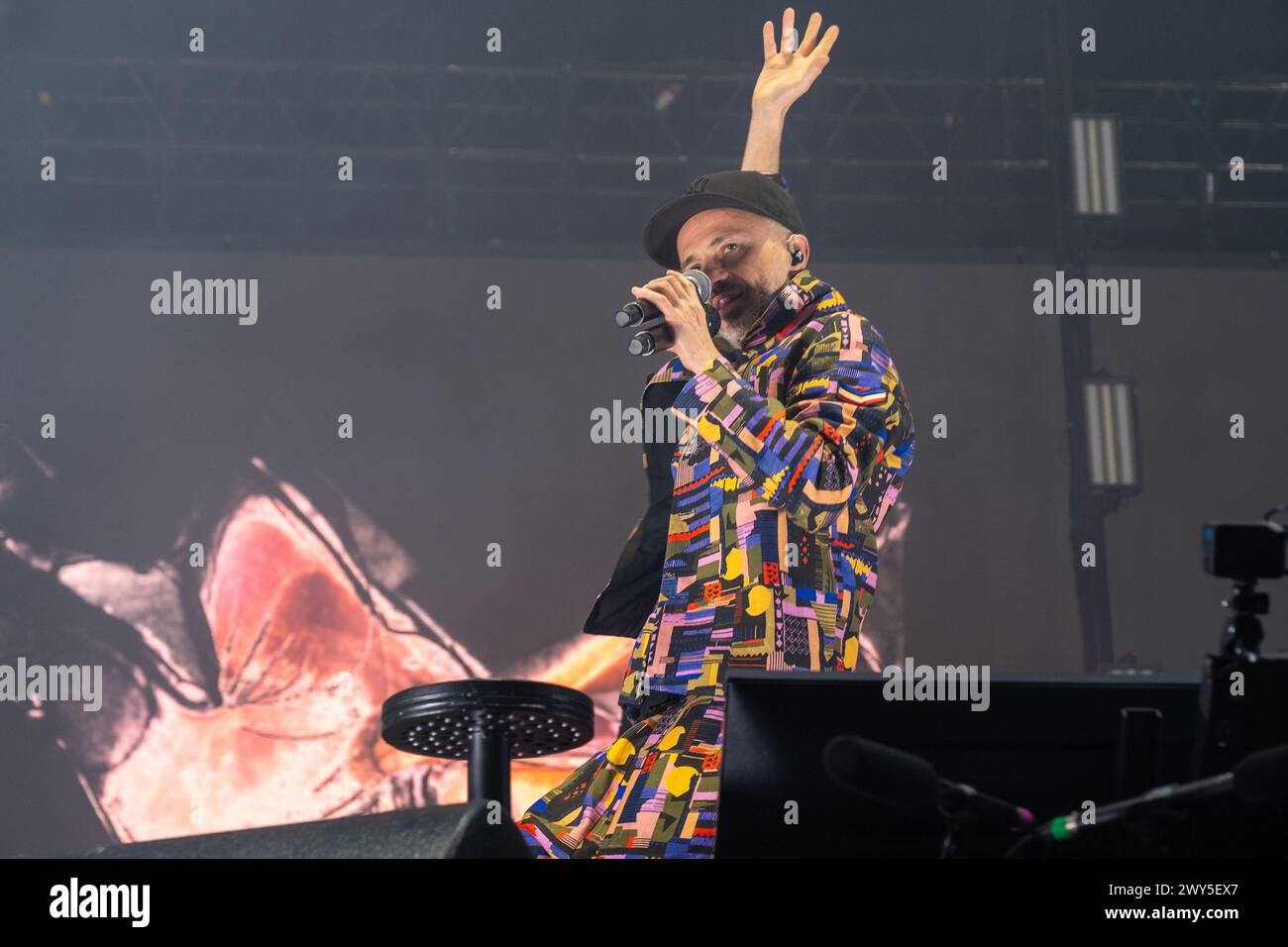 Mantua, Italy. 03rd Apr, 2024. Samuel, pseudonym of Samuel Umberto ...
