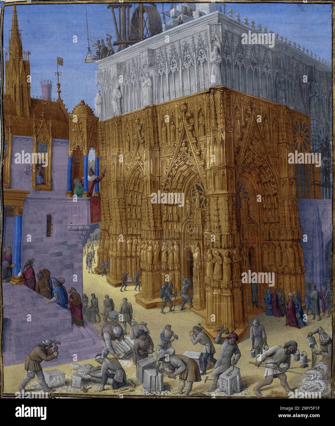 Construction of the jerusalem temple hi-res stock photography and ...