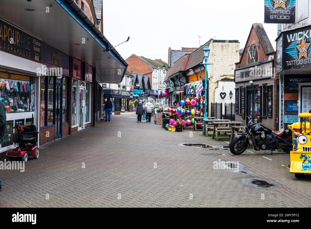 Skegness, Lincolnshire, UK, England, Skegness High Street, High Street ...