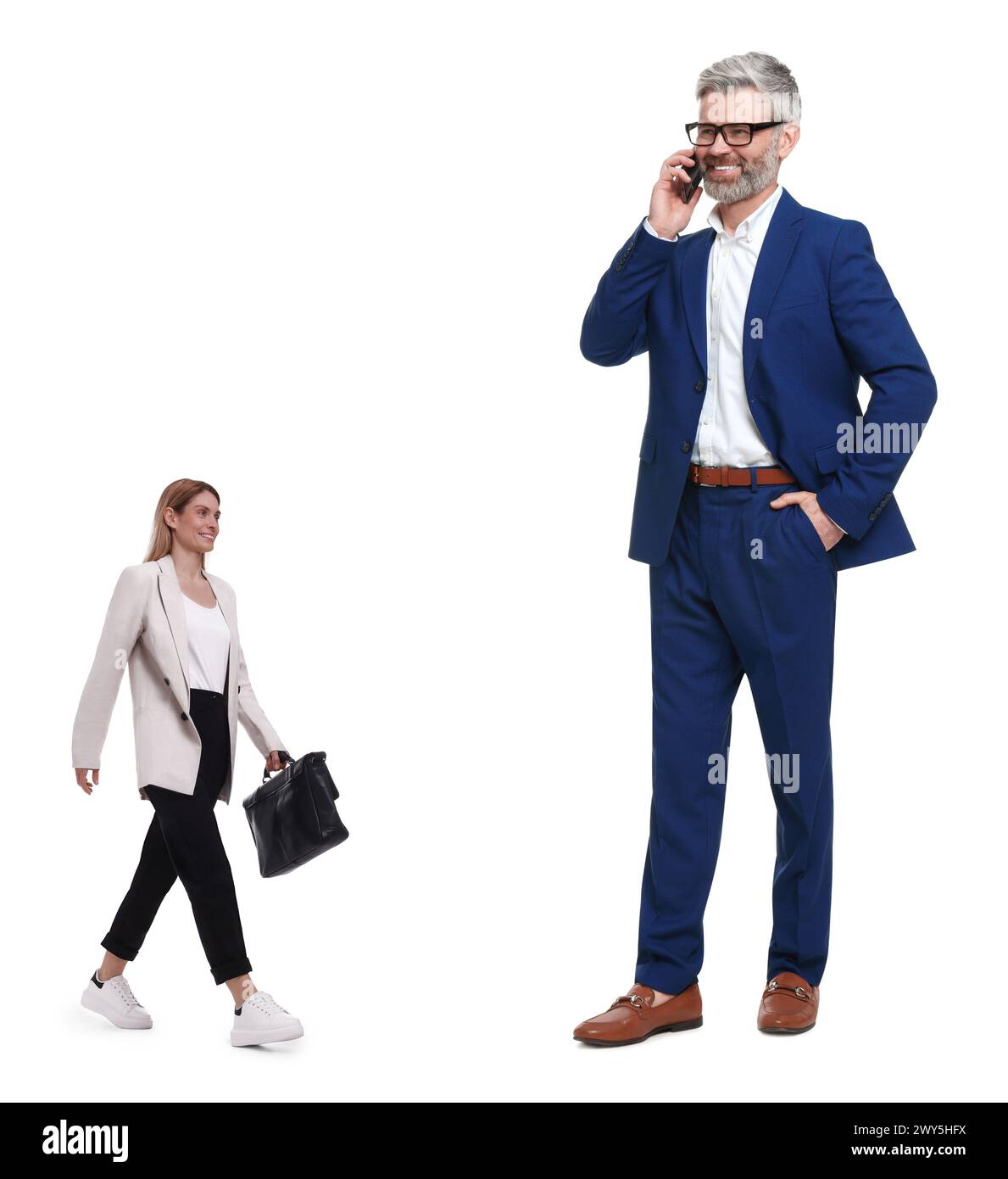 Big woman small man hi-res stock photography and images - Alamy