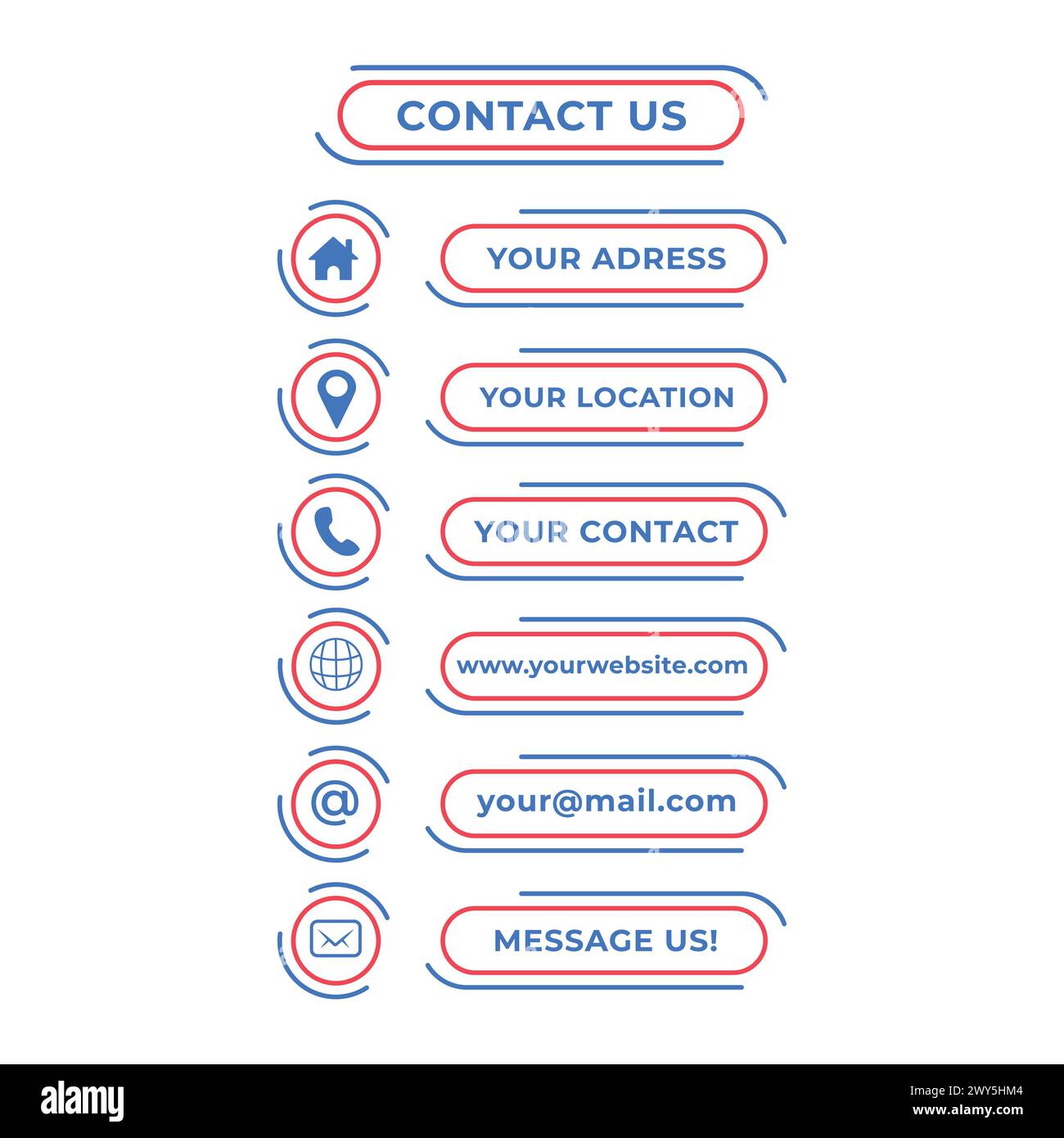 Contact symbols hi-res stock photography and images - Alamy