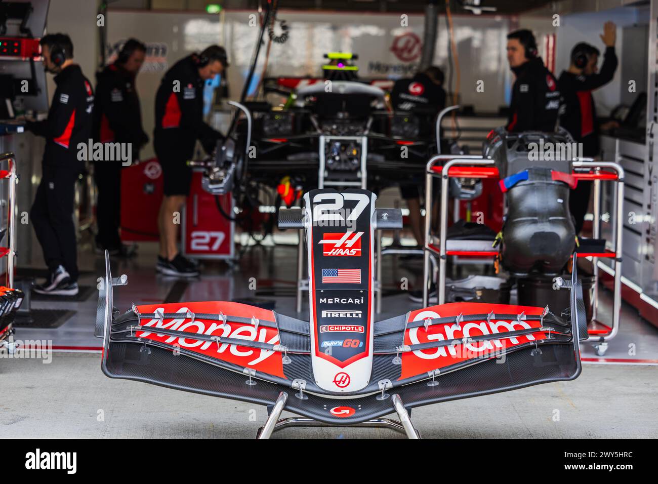 Suzuka Circuit, Mie, Japan. 4.April.2024; Formula One car of HAAS F1 ...