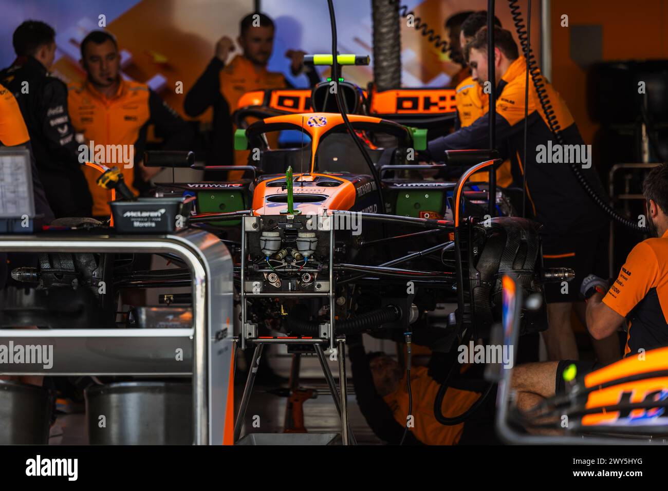 Suzuka Circuit, Mie, Japan. 4.April.2024; Formula One car of Mclaren F1 ...