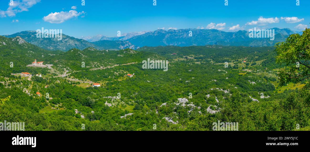 Panorama view of valley of Cemi river in Montenegro Stock Photo - Alamy
