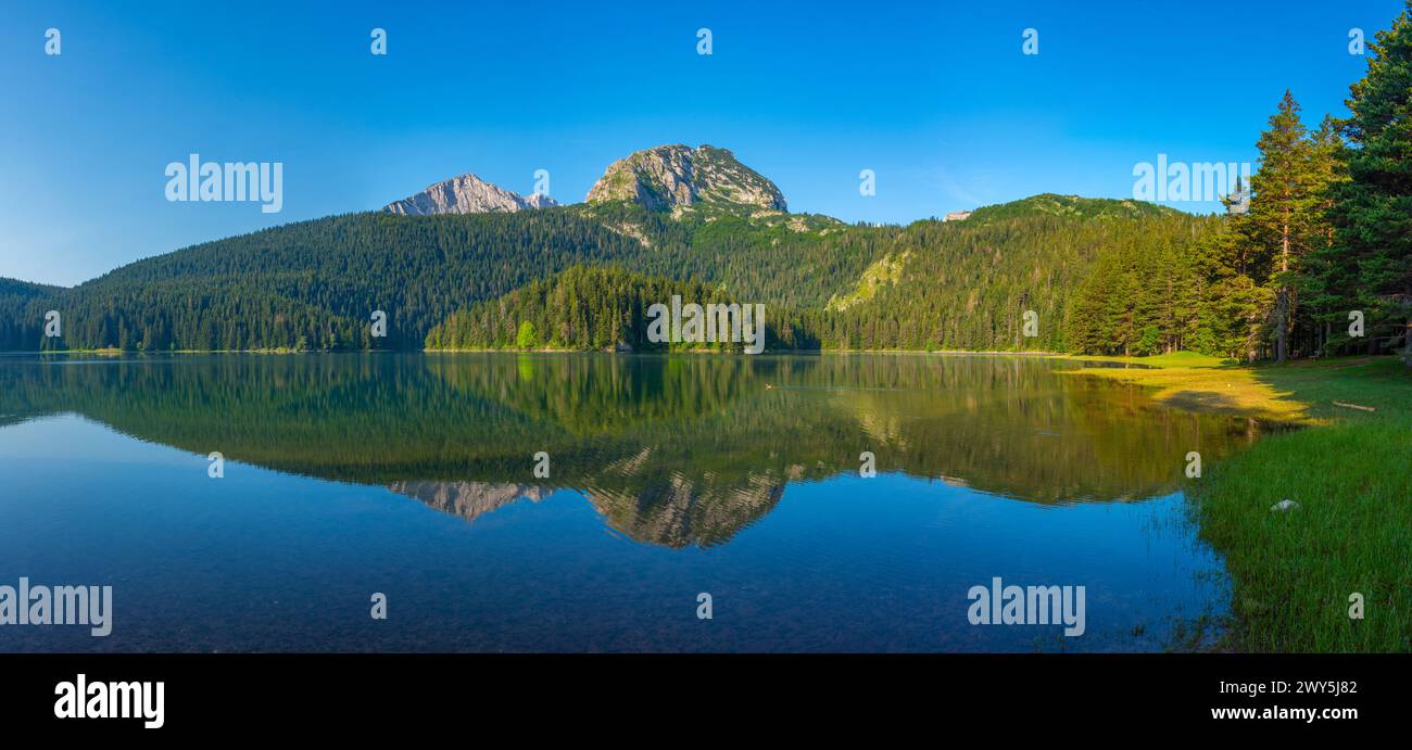 Crno Jezero aka Black lake at Durmitor national park in Montenegro ...