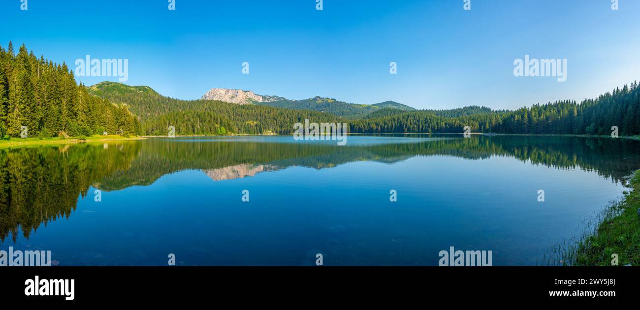 Crno Jezero aka Black lake at Durmitor national park in Montenegro ...