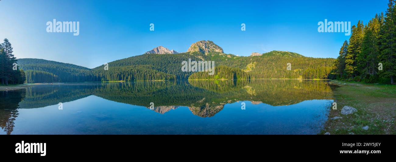 Crno Jezero aka Black lake at Durmitor national park in Montenegro ...