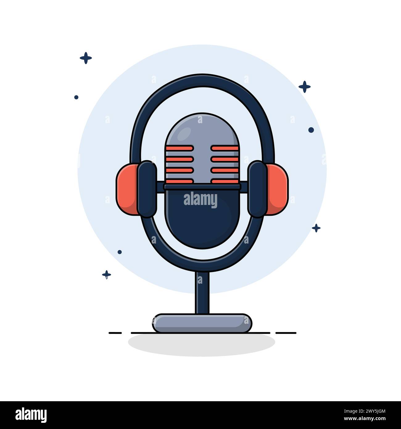 Poscast illustration hi-res stock photography and images - Alamy