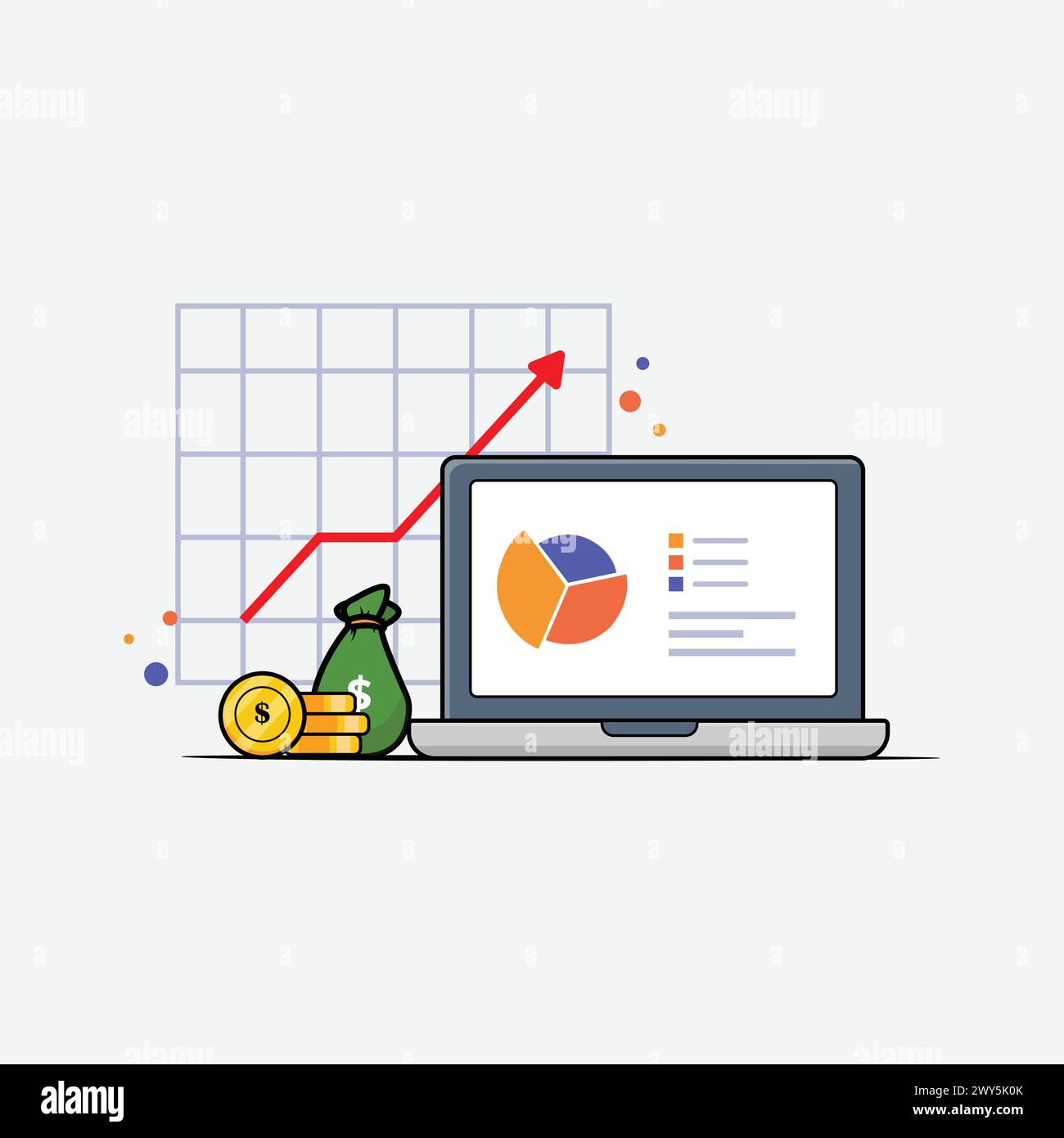 Financial forecasting Stock Vector Images - Alamy
