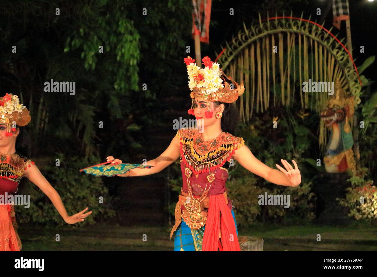 Ubud, Bali in Indonesia - January 31 2024: Group of beautiful Balinese ...