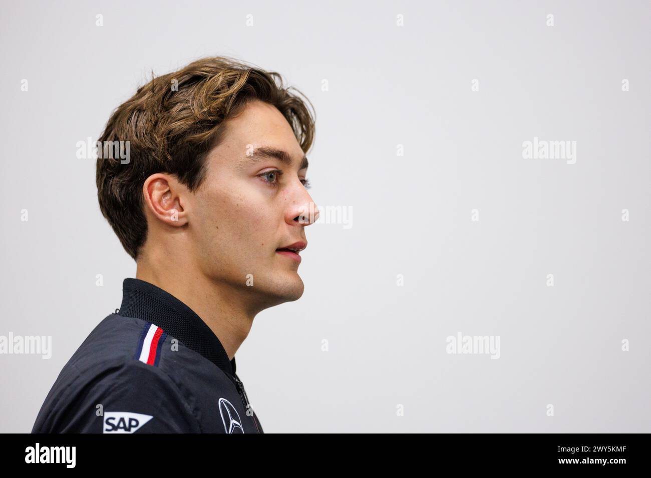 George russell close up hi-res stock photography and images - Alamy