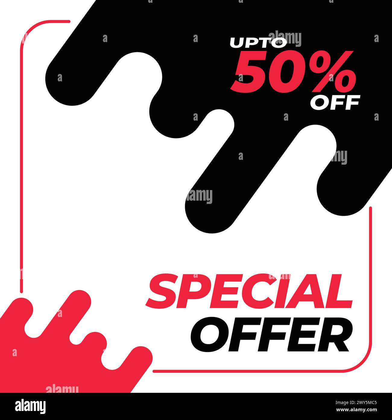 Discount offer template hi-res stock photography and images - Alamy