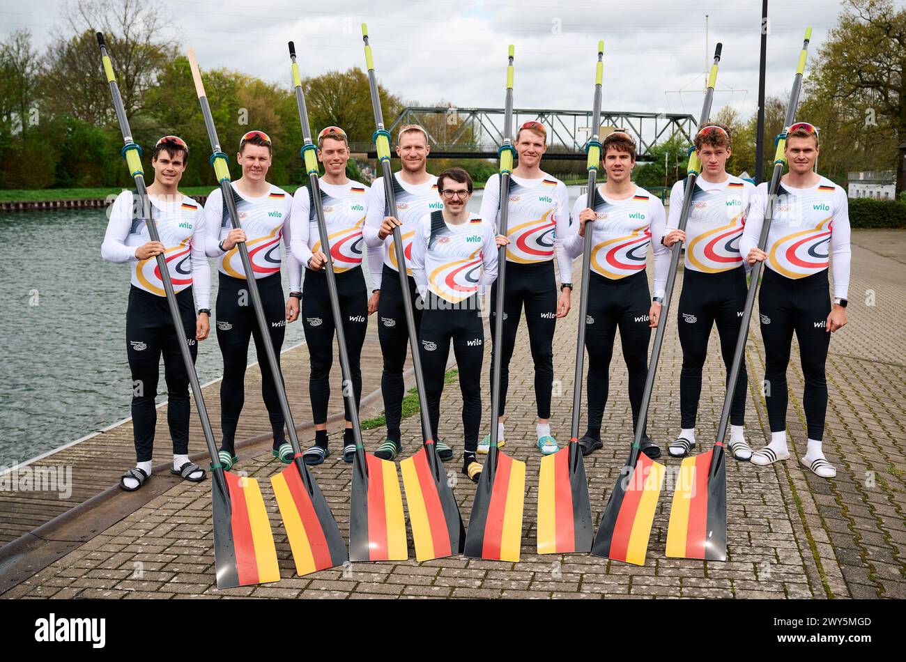 Dortmund, Germany. 04th Apr, 2024. Rowing: Presentation of the German ...