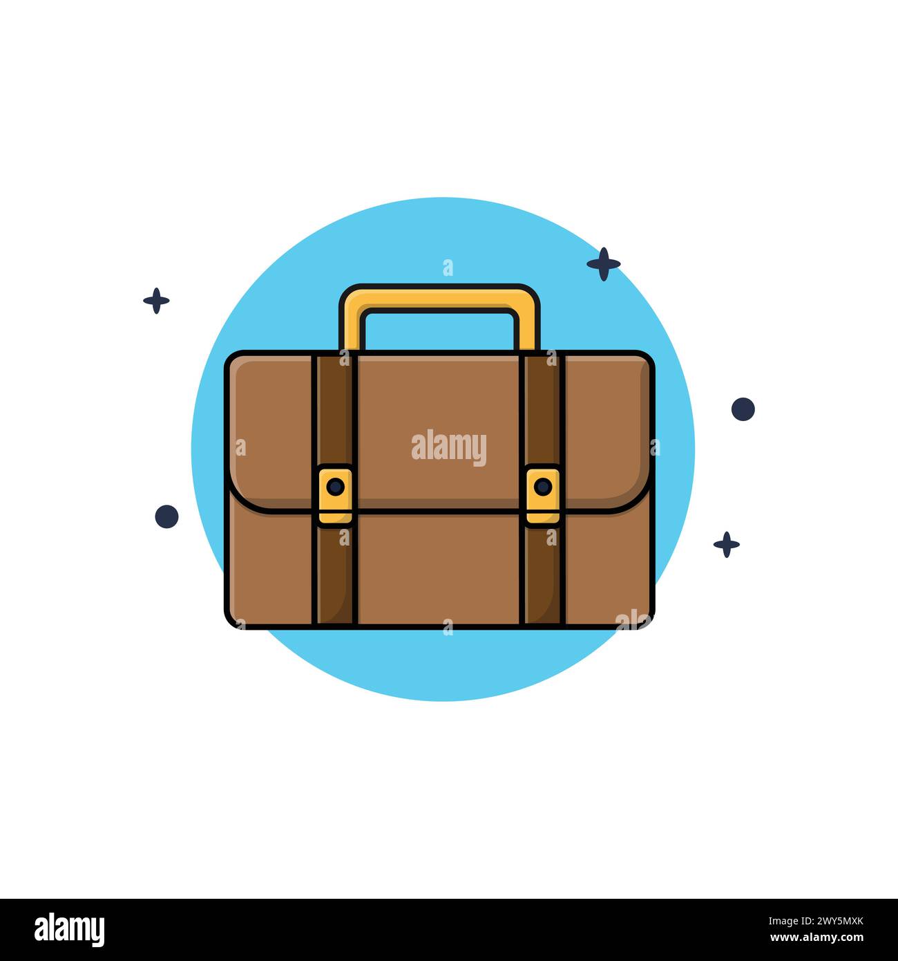 Business Suitcase Vector Illustration. business object concept Stock ... Business Suitcase Vector Illustration. business object concept Stock ...