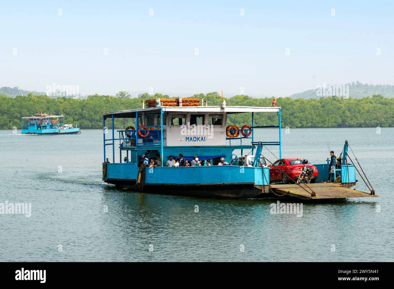 India goa panaji mandovi river hi-res stock photography and images - Alamy