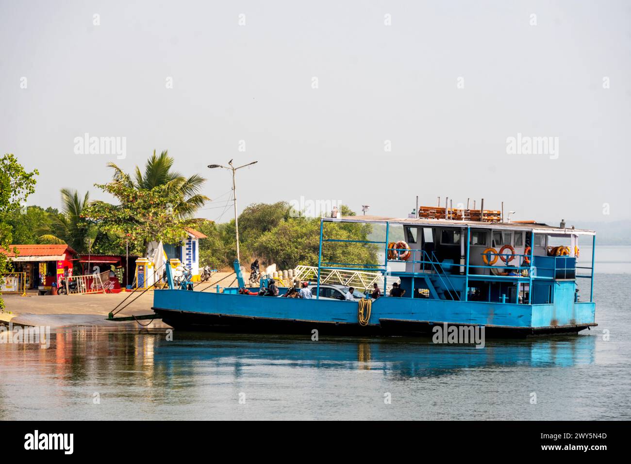 India goa panaji mandovi river hi-res stock photography and images - Alamy