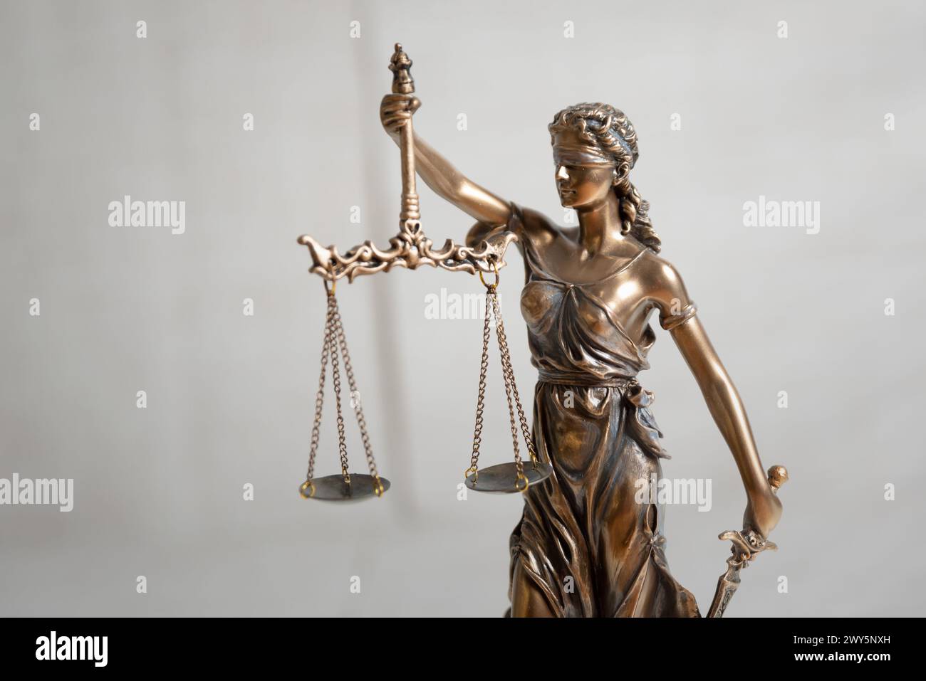 The Statue of Justice, lady justice or Iustitia. Legal and law concept ...