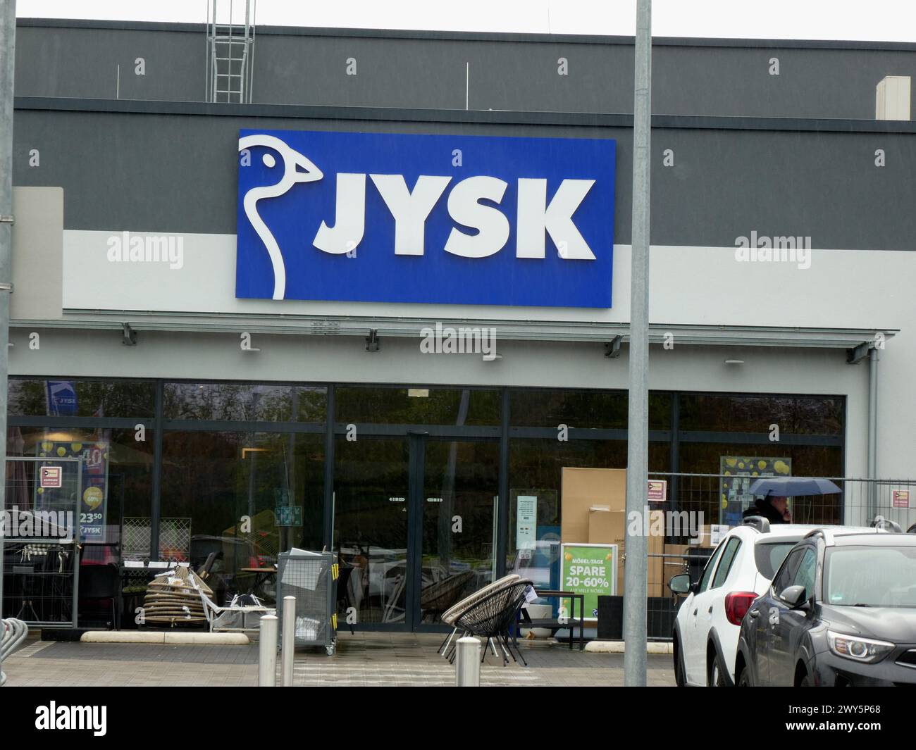 03 April 2024, North Rhine-Westphalia, Brühl: A branch of the Danish ...