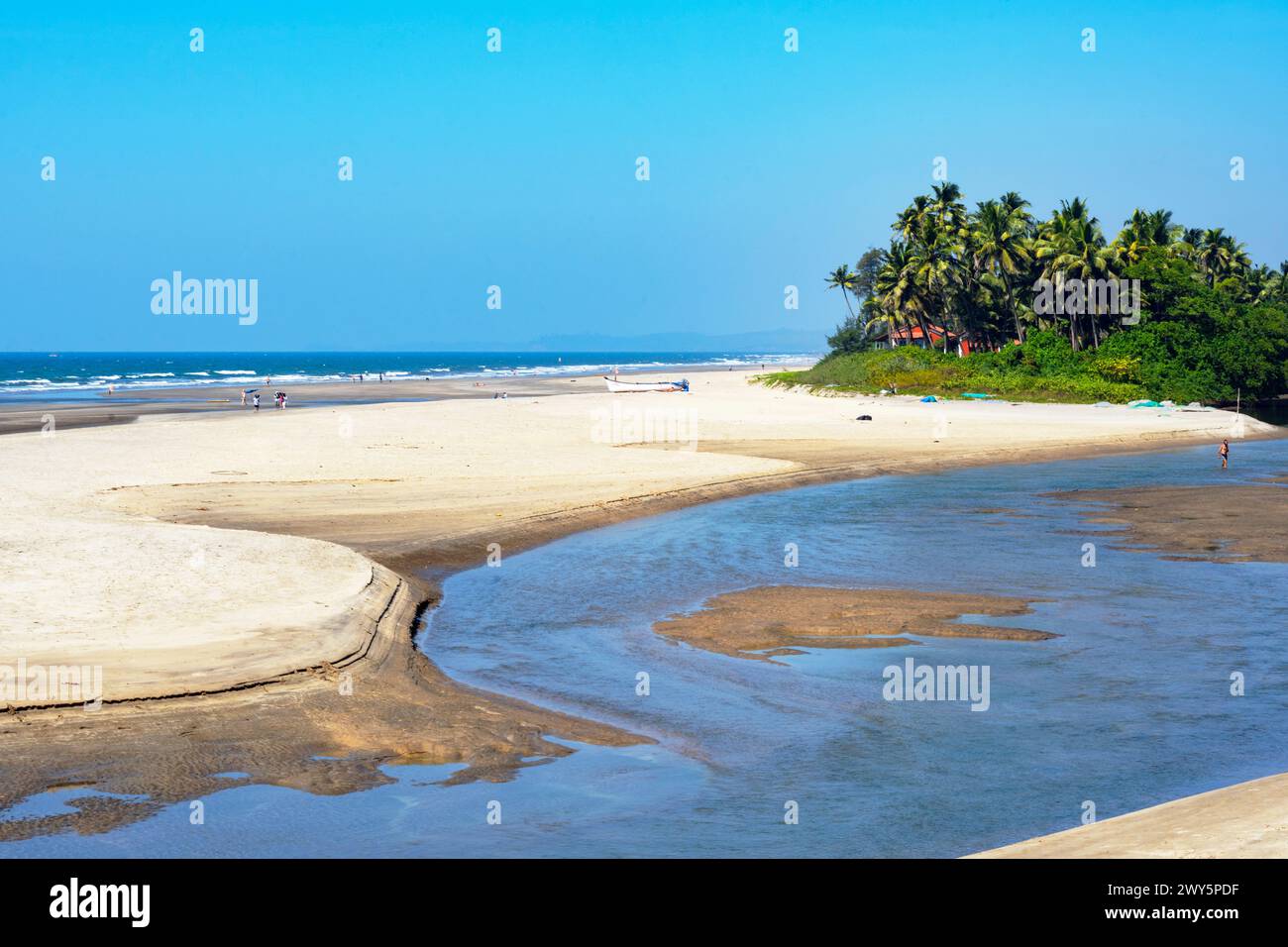 Indien, Goa, Mandrem, Mandrem Beach Stock Photo - Alamy
