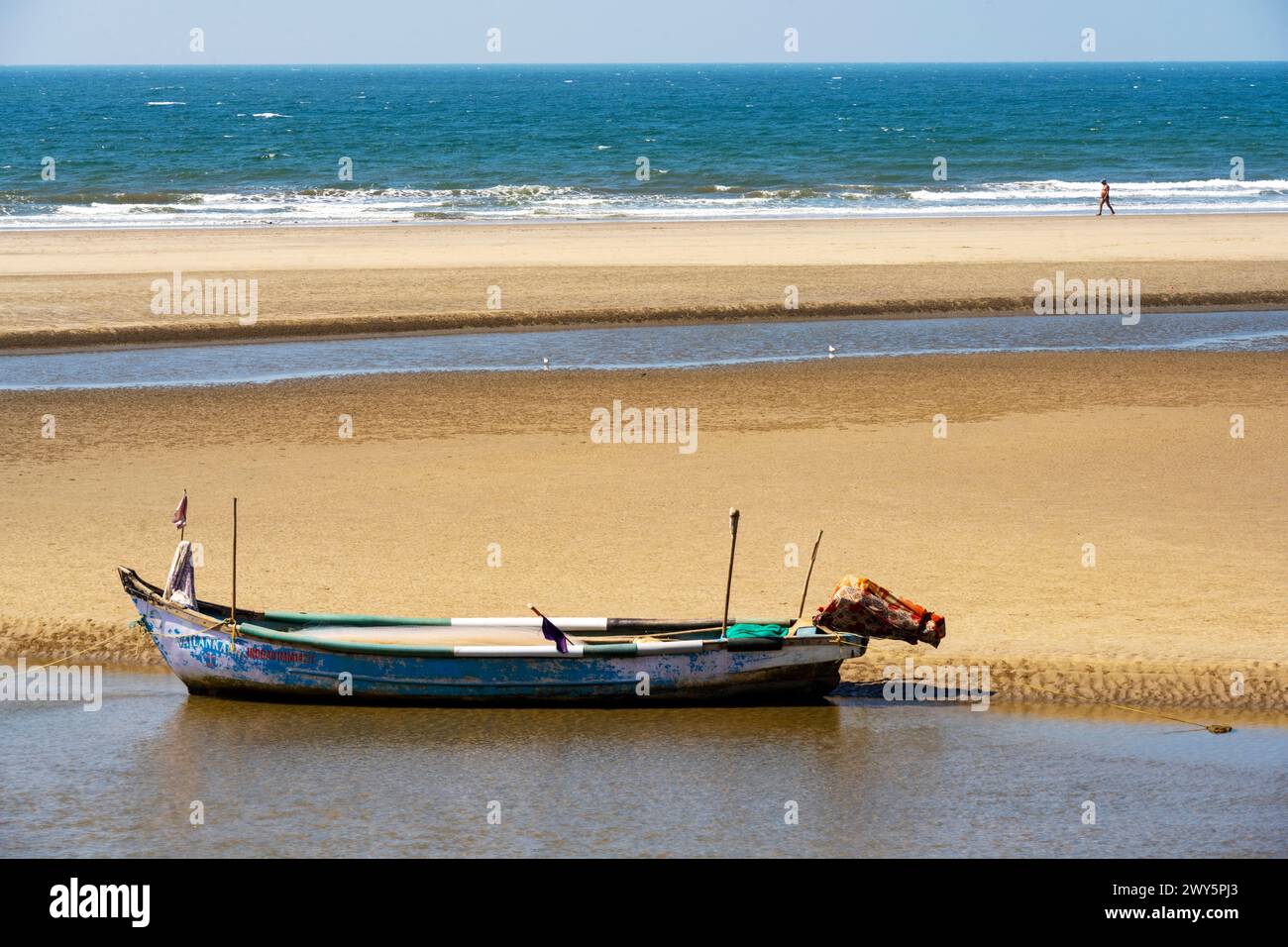 Indien, Goa, Mandrem, Mandrem Beach Stock Photo - Alamy