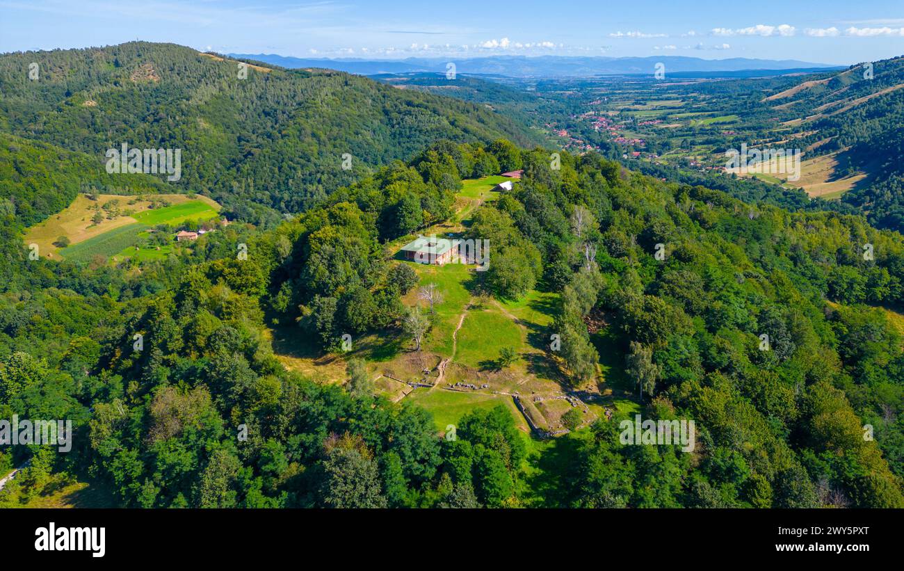 Dacian Fortress Costesti in Orastie mountains in Romania Stock Photo ...
