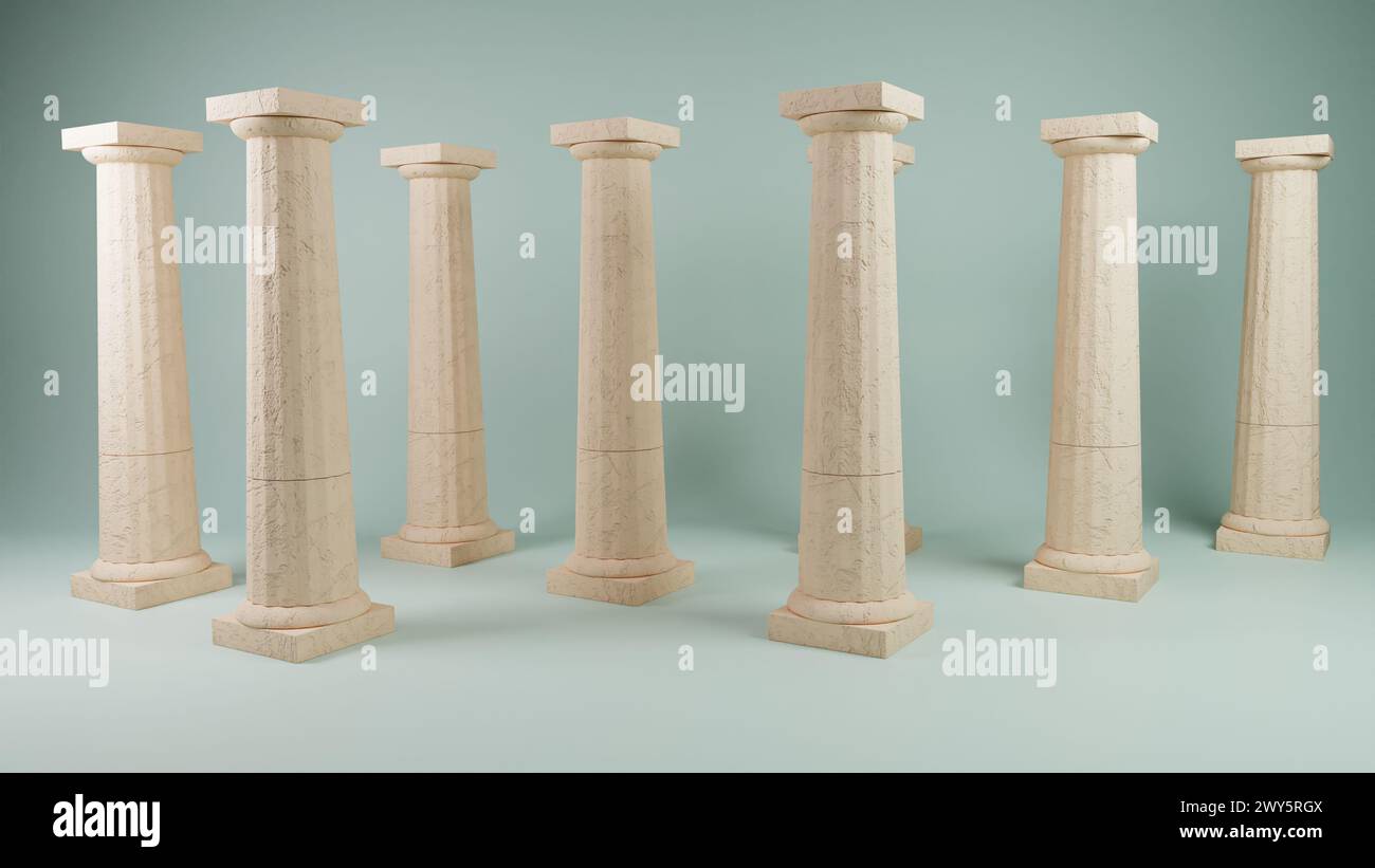 Alignment of Elegance: The Classical Column Collection Stock Photo - Alamy Alignment of Elegance: The Classical Column Collection Stock Photo - Alamy