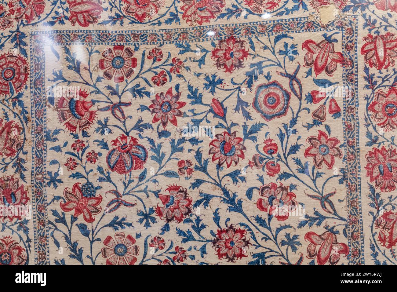 Traditional painted textile, National Crafts Museum, New Delhi, India ...