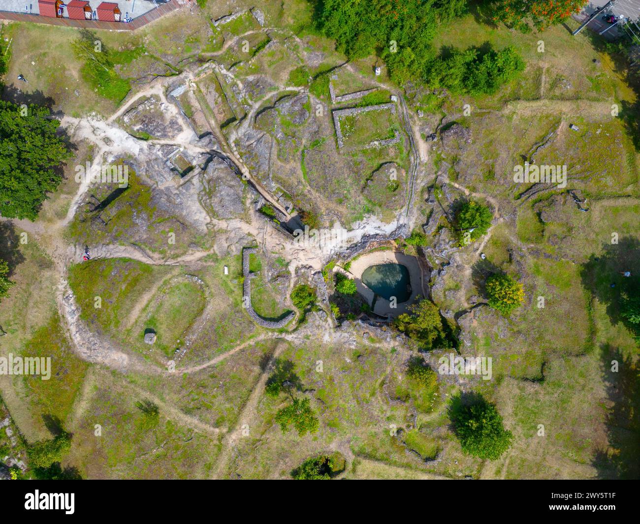 Germisara Roman Thermal Baths in Romania Stock Photo - Alamy
