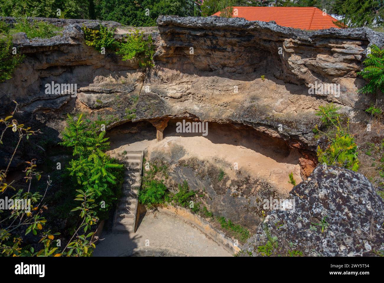 Germisara Roman Thermal Baths in Romania Stock Photo - Alamy