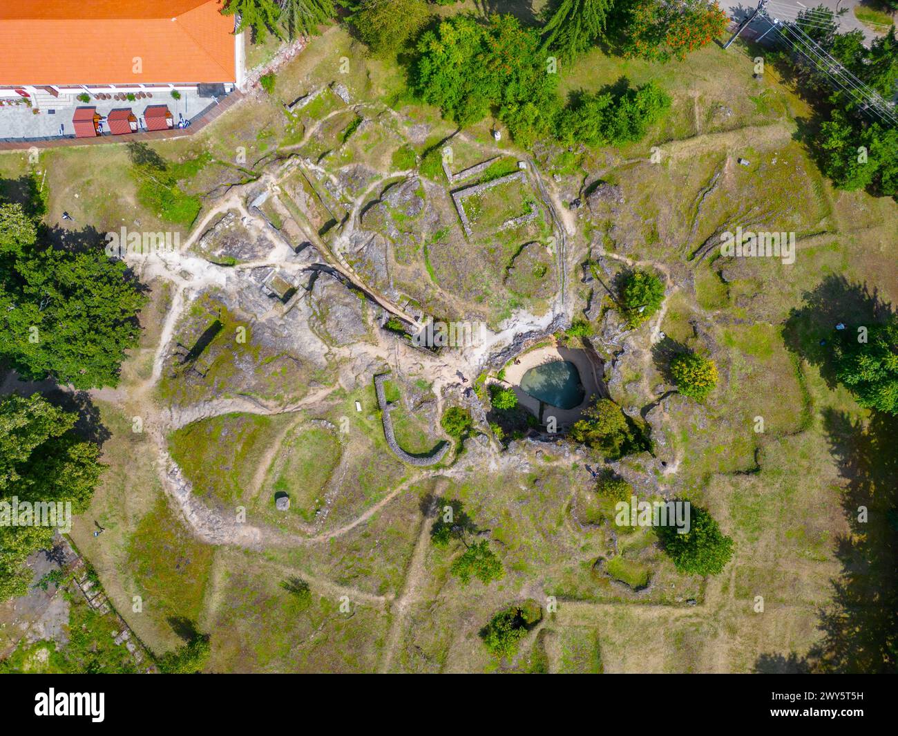 Germisara Roman Thermal Baths in Romania Stock Photo - Alamy