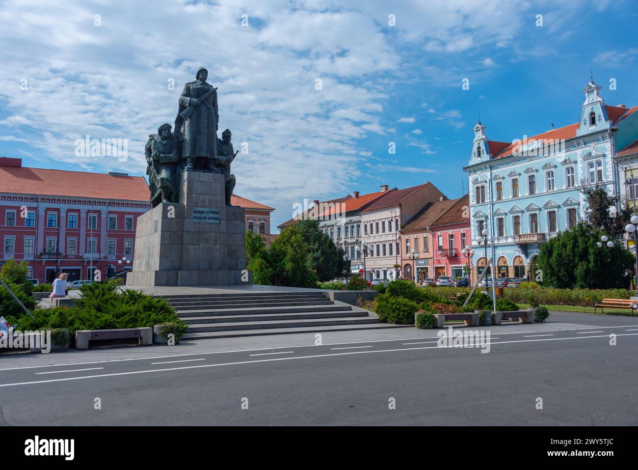 Heroes monument in Romanian town Arad Stock Photo - Alamy